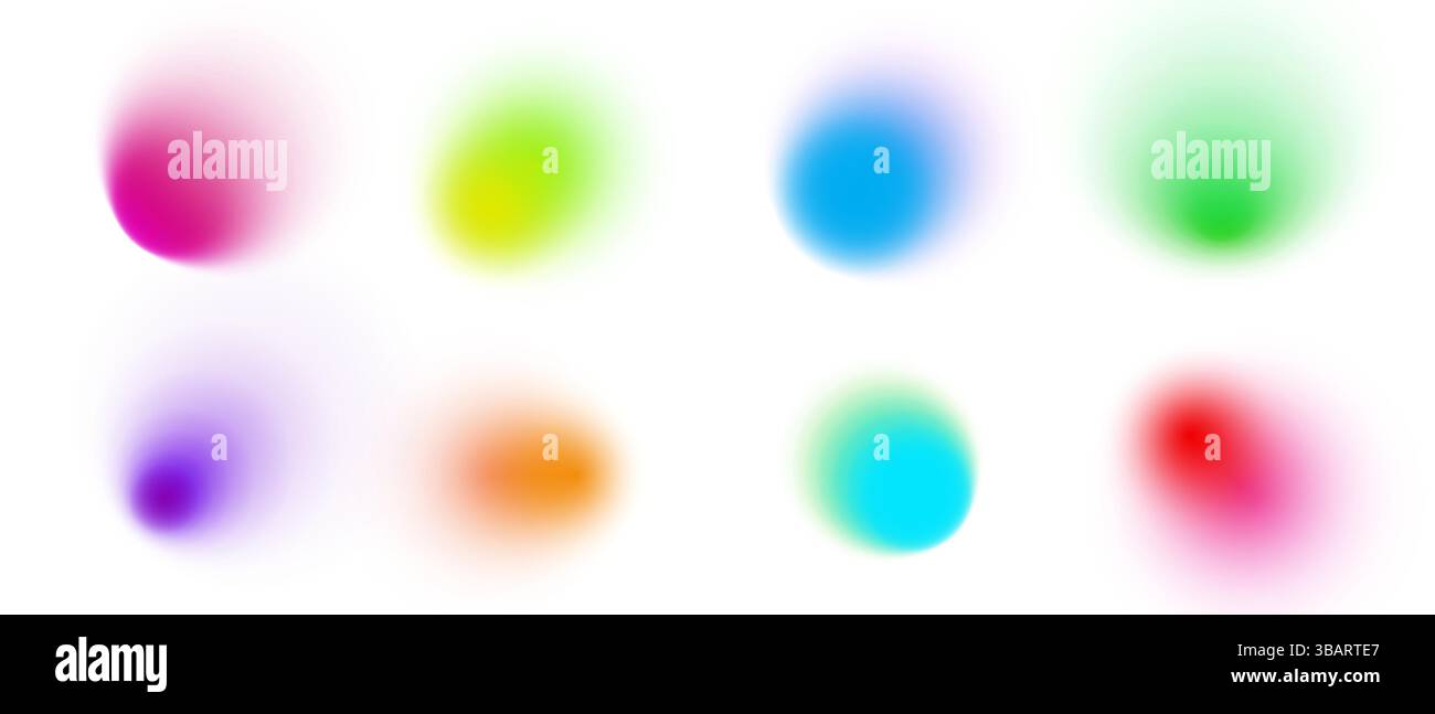 Gradient abstract background with vibrant colors blue, green, yellow ...