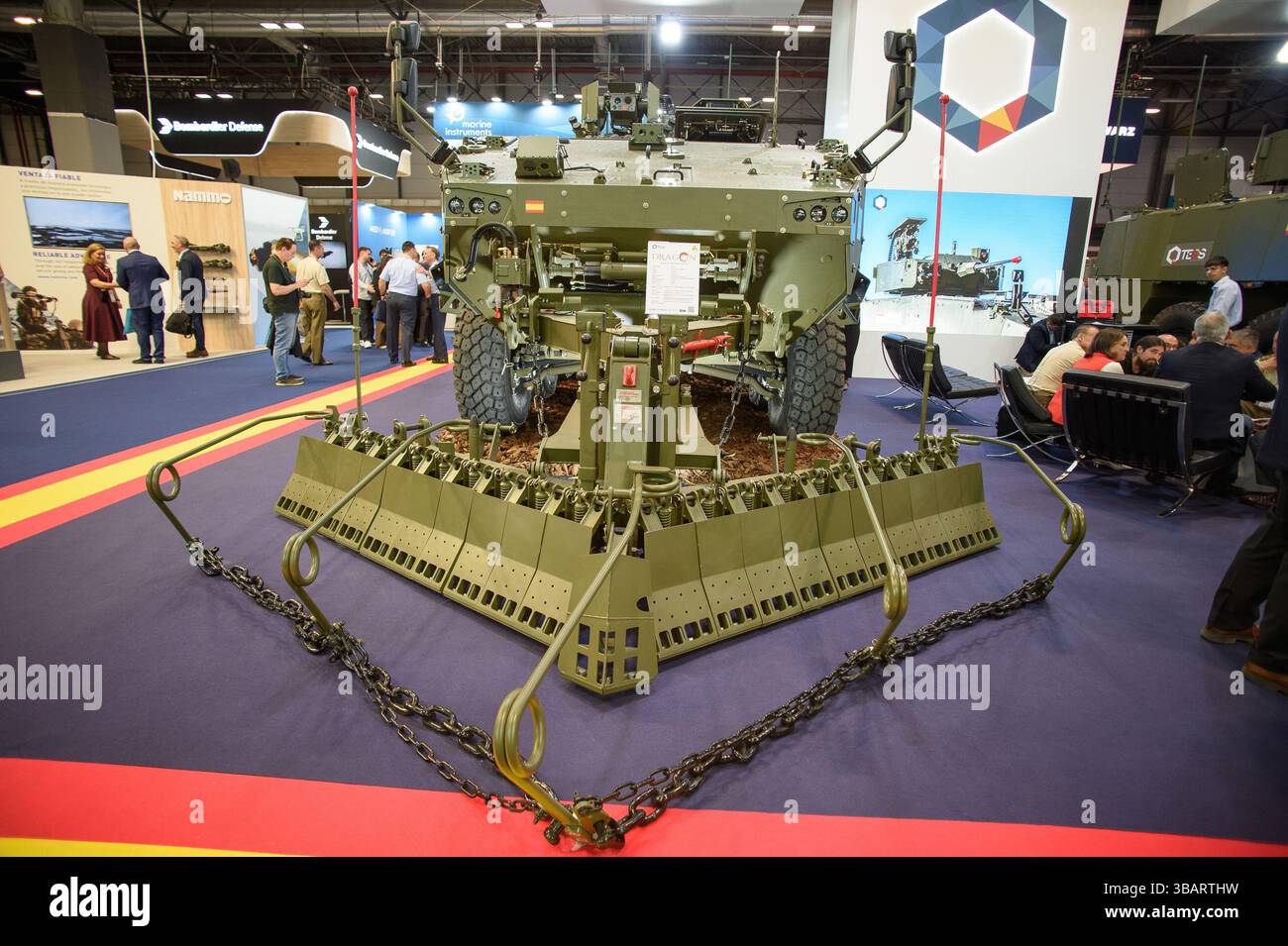 View of the International Defense and Security Fair (FEINDEF) at IFEMA ...