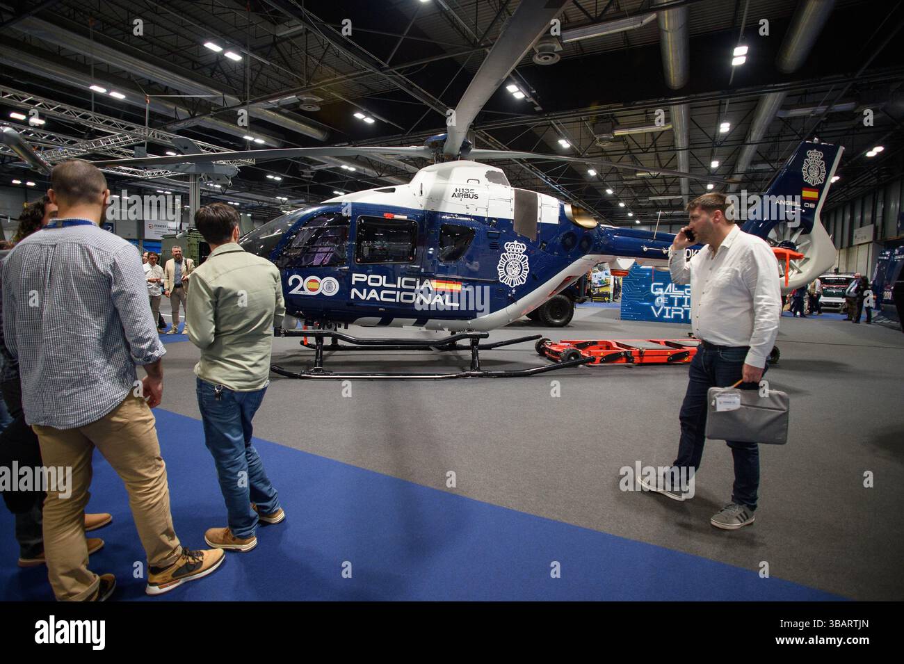View of the International Defense and Security Fair (FEINDEF) at IFEMA ...