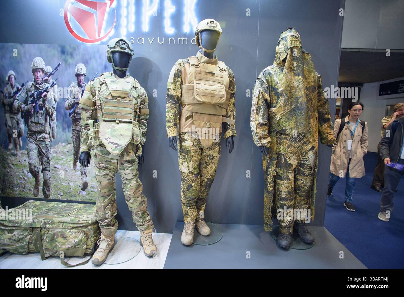 View of the International Defense and Security Fair (FEINDEF) at IFEMA ...