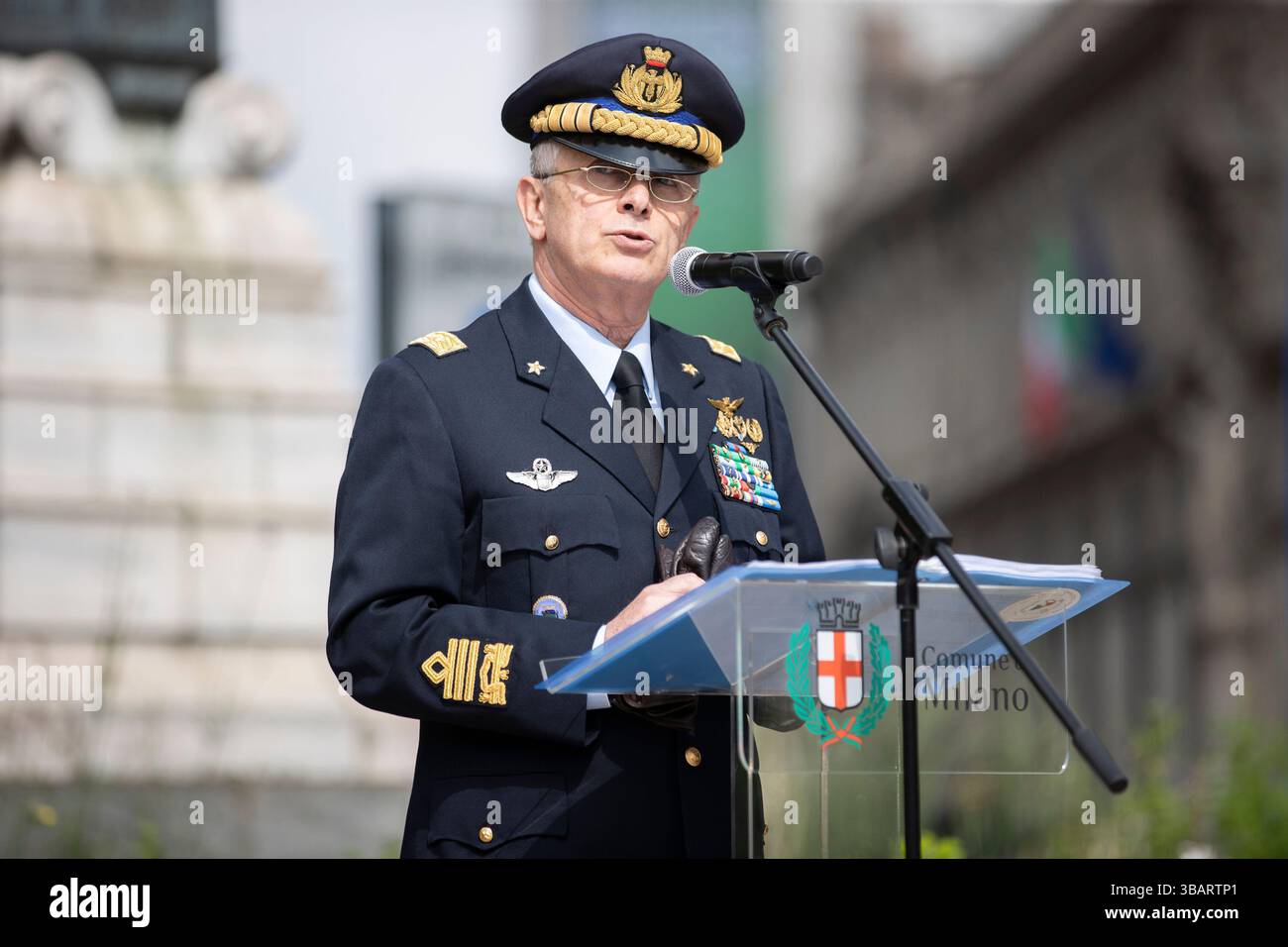 Milano, Italia. 13th May, 2025. Nella foto il Generale di Squadra Aerea ...