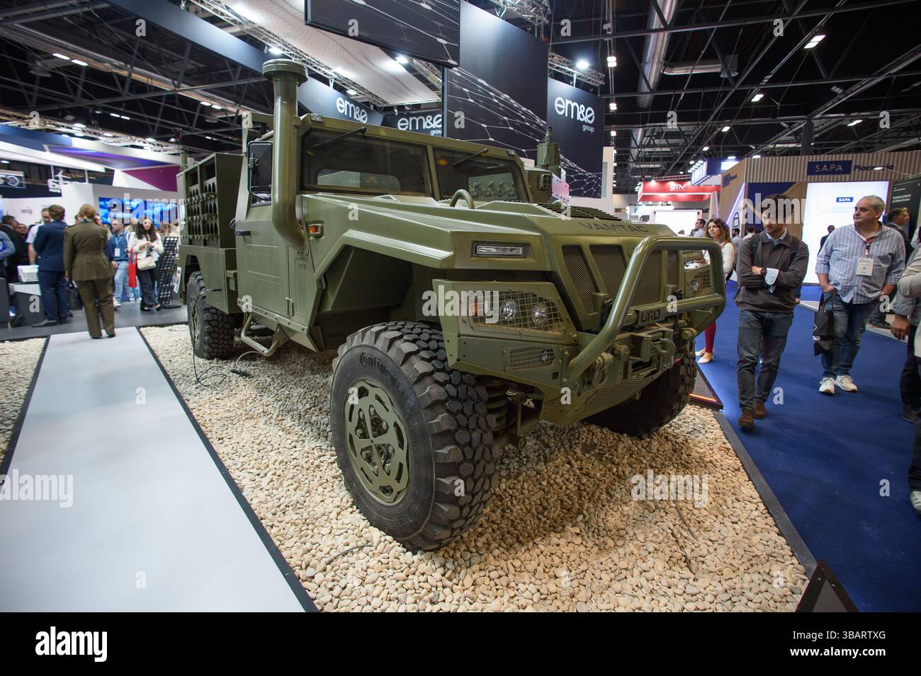 View of the International Defense and Security Fair (FEINDEF) at IFEMA ...
