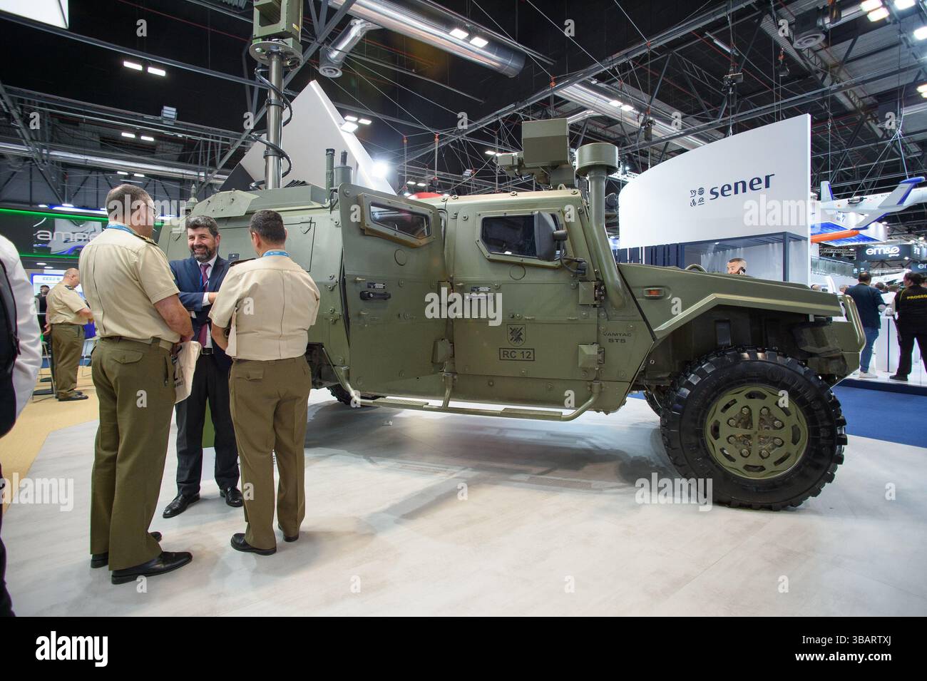 View of the International Defense and Security Fair (FEINDEF) at IFEMA ...