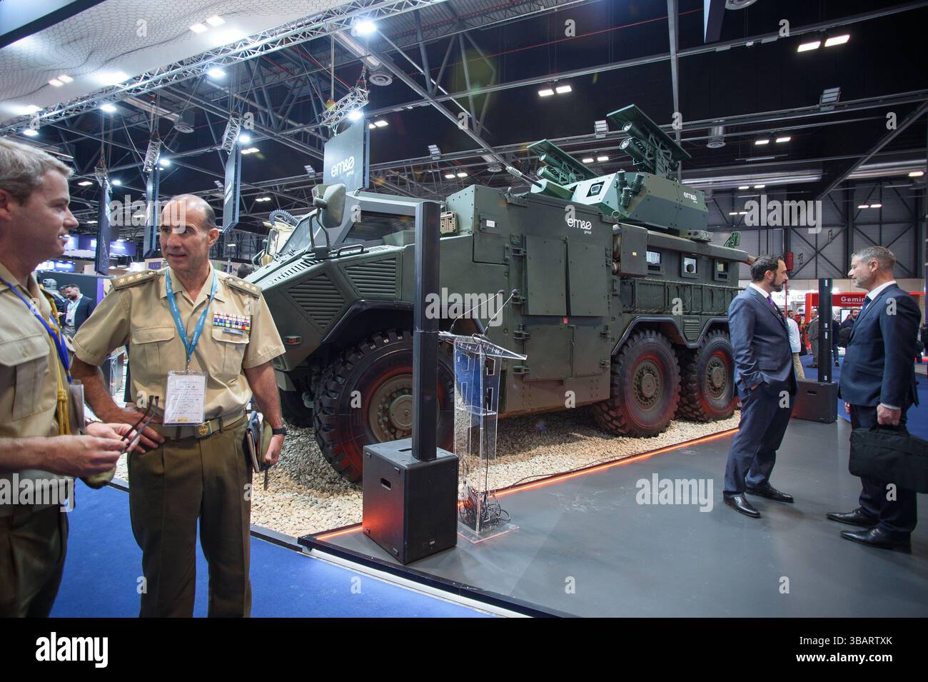 View of the International Defense and Security Fair (FEINDEF) at IFEMA ...