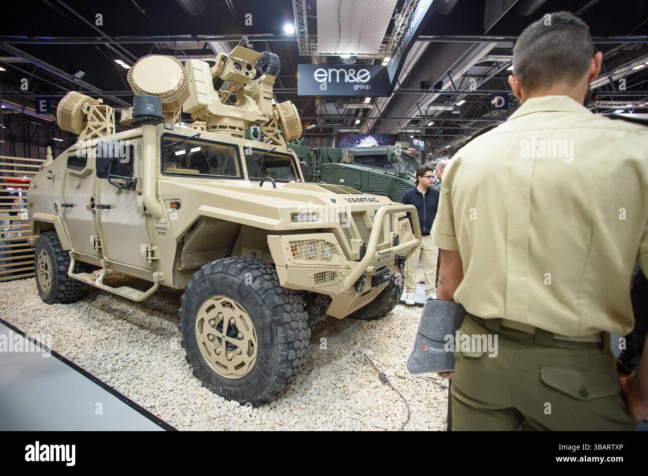 View of the International Defense and Security Fair (FEINDEF) at IFEMA ...