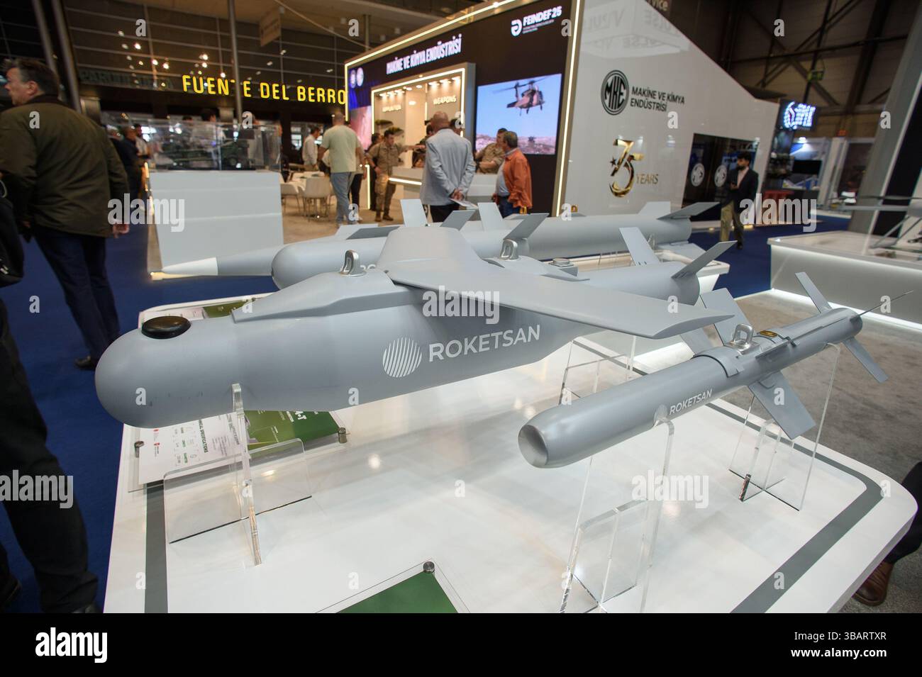 View of the International Defense and Security Fair (FEINDEF) at IFEMA ...