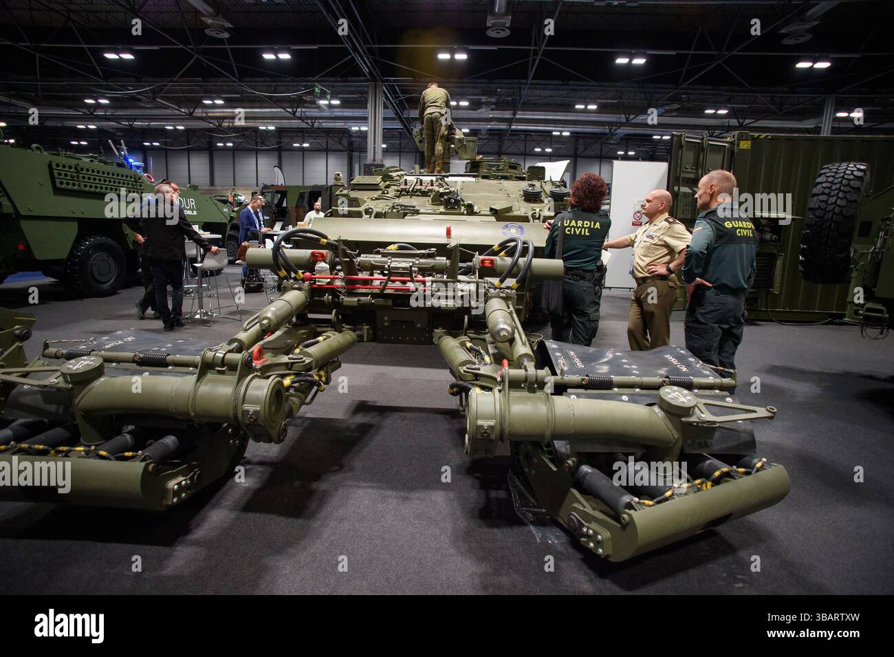 View of the International Defense and Security Fair (FEINDEF) at IFEMA ...