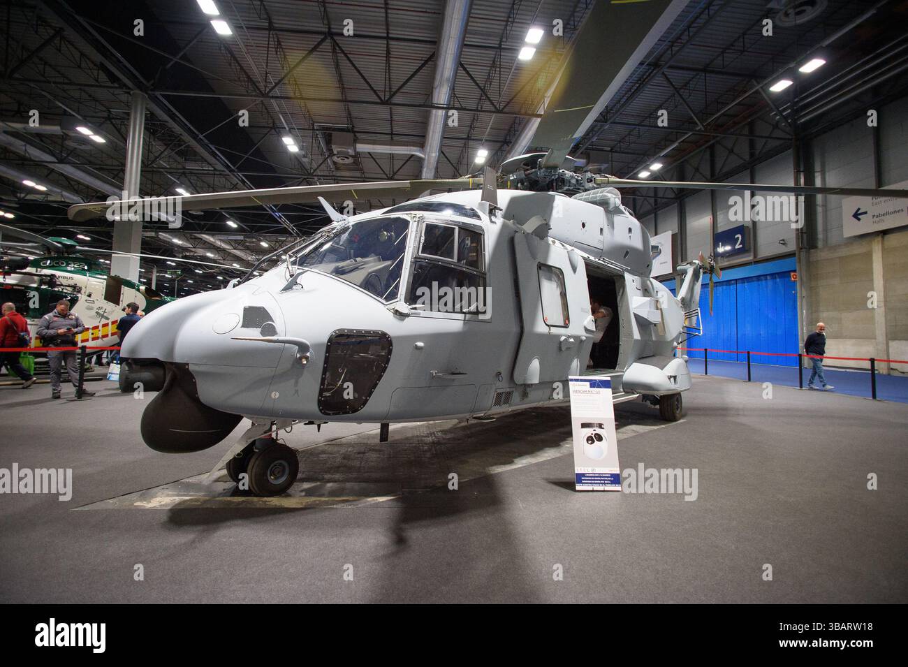 View of the International Defense and Security Fair (FEINDEF) at IFEMA ...