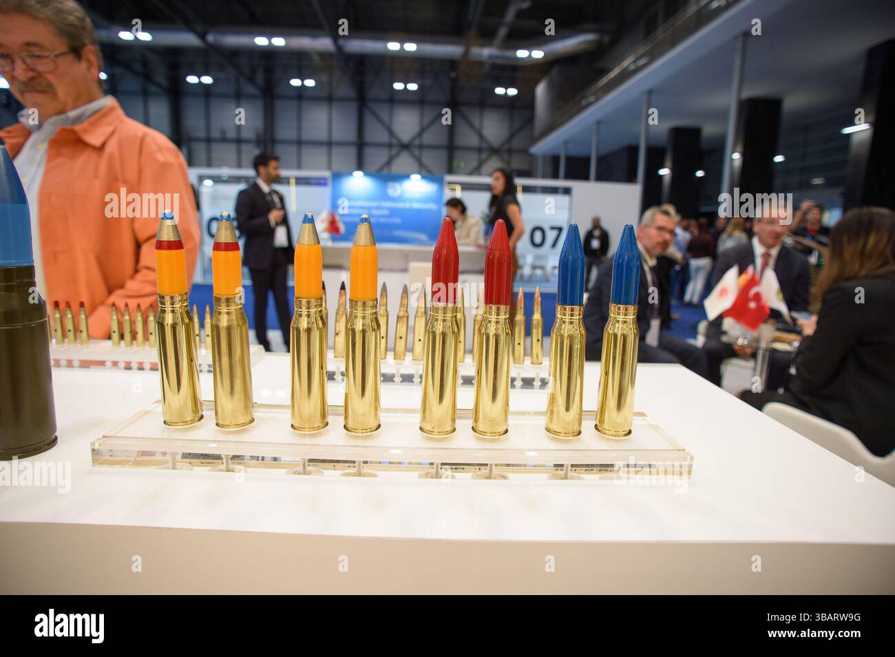 View of the International Defense and Security Fair (FEINDEF) at IFEMA ...
