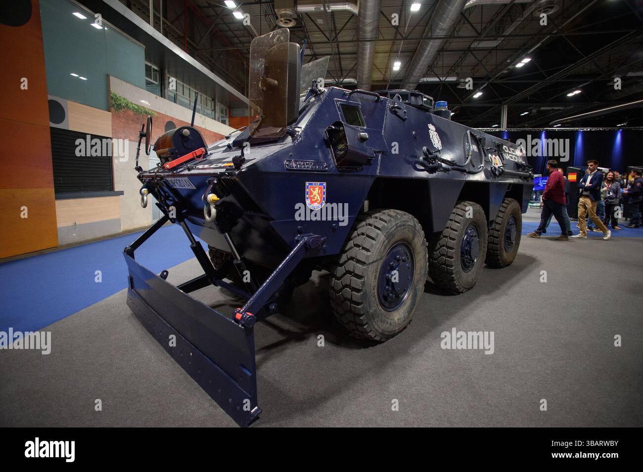 View of the International Defense and Security Fair (FEINDEF) at IFEMA ...