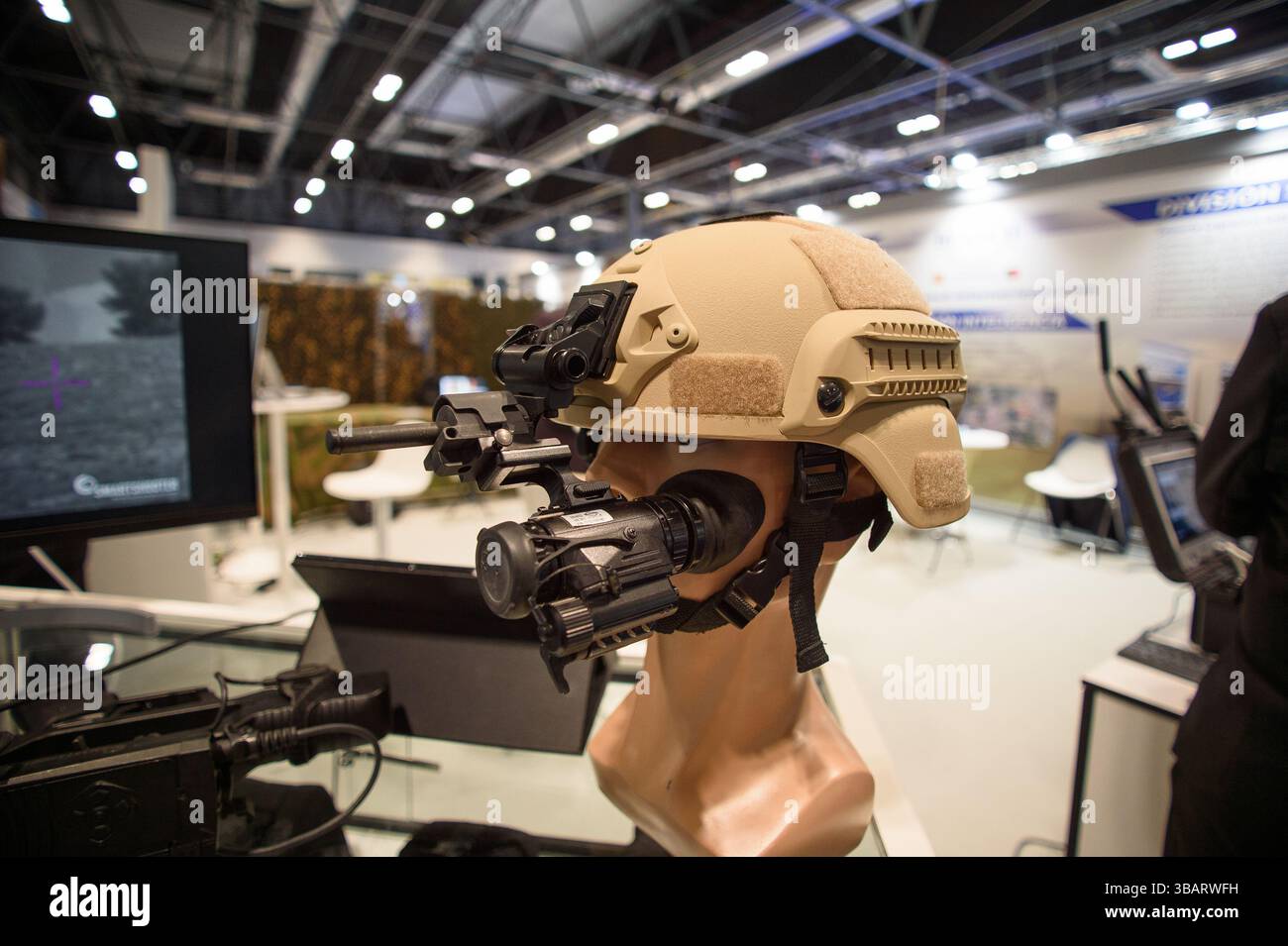 View of the International Defense and Security Fair (FEINDEF) at IFEMA ...