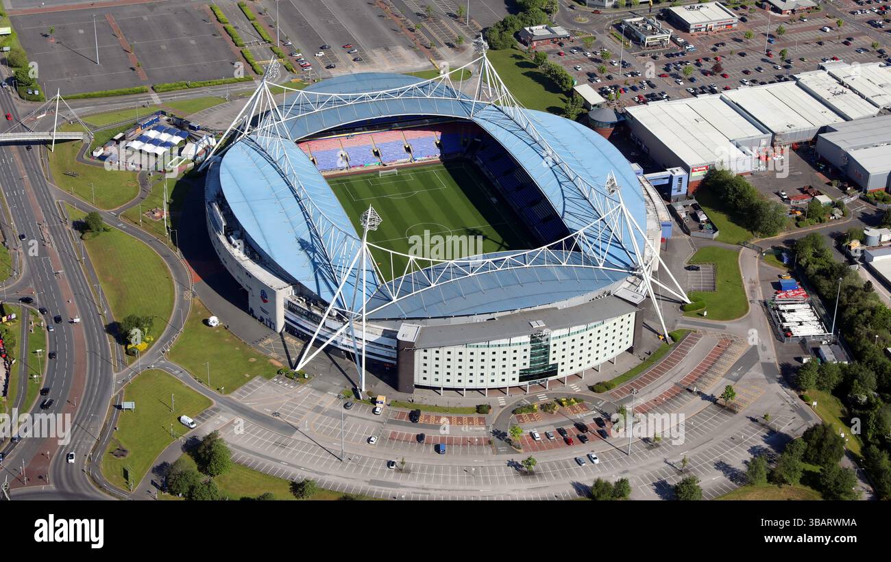 Aerial view (taken May 2025) of The Toughsheet Community Stadium ...