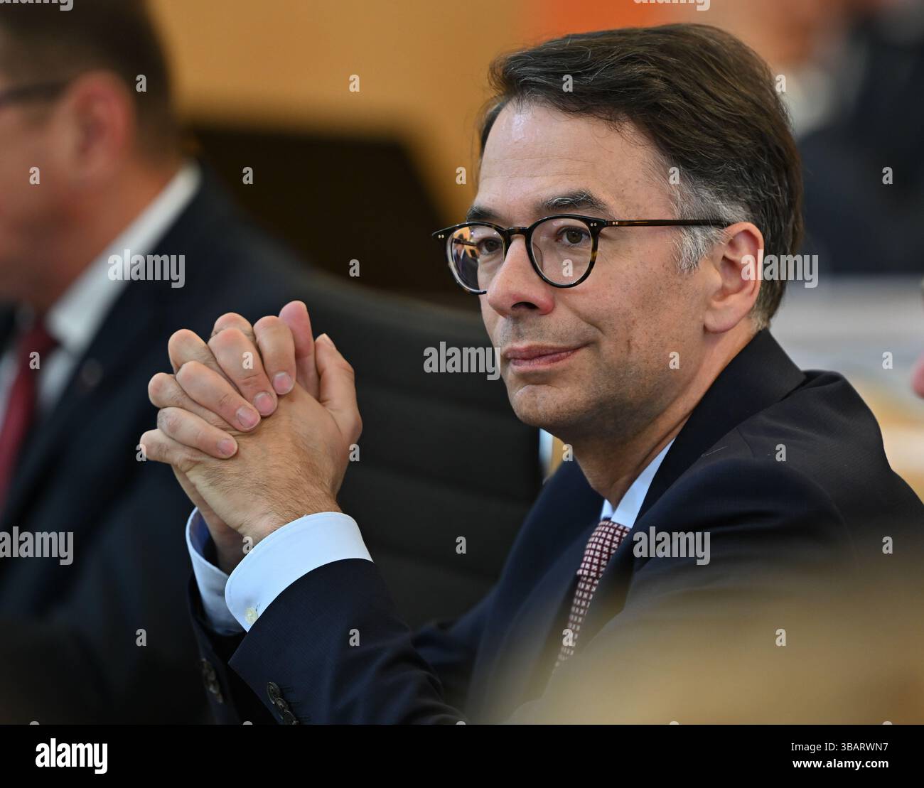 Wiesbaden, Germany. 13th May, 2025. Christian Heinz (CDU), Minister of ...