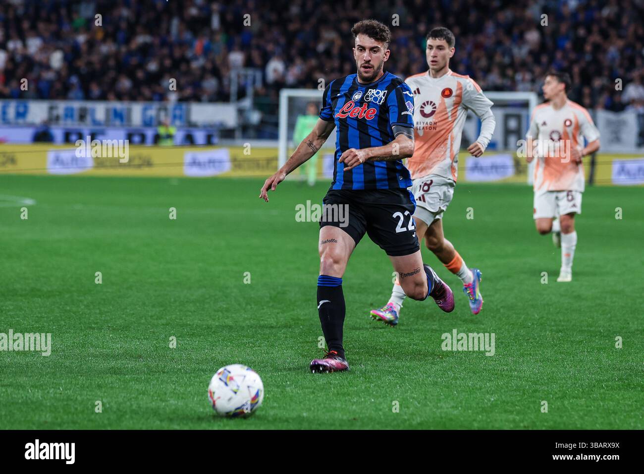 Bergamo, Italy. 13th May, 2025. Matteo Ruggeri of Atalanta BC seen in ...