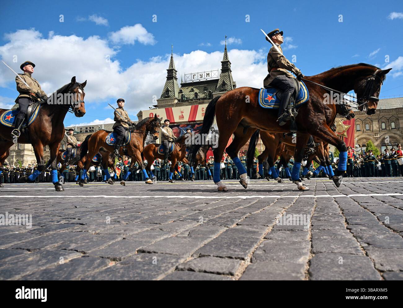 Military personnel in the parade squad of the historical part of the ...