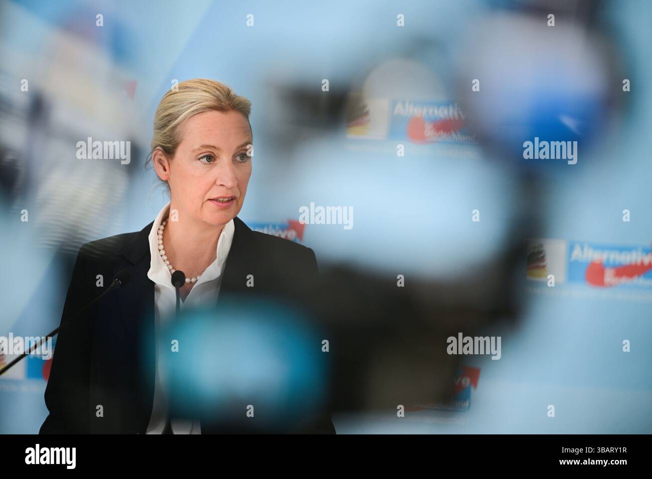 Berlin, Germany. 13th May, 2025. Alice Weidel, leader of the AfD ...