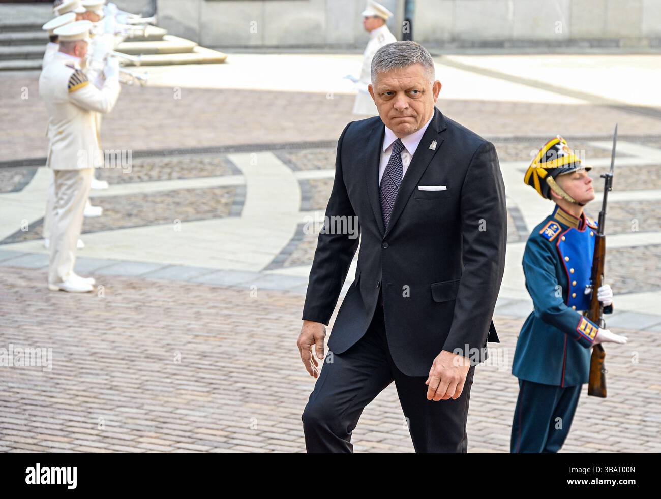 Moscow, Russia. 09th May, 2025. Prime Minister of Slovakia Robert Fico ...