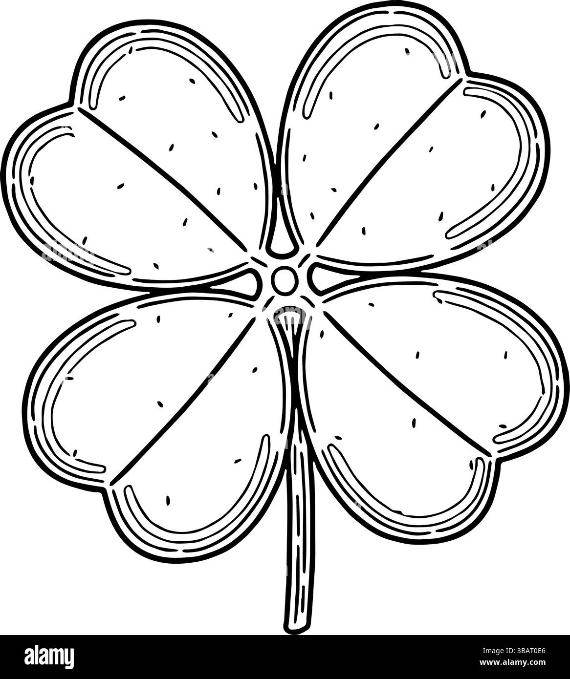 Four Leaf Clover Vector Icon for Luck Stock Vector Image & Art - Alamy