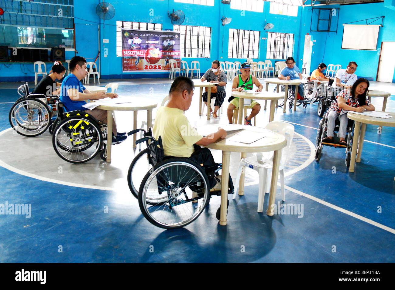 Philippines. 12th May, 2025. Person With Disability (PWD) cast their ...