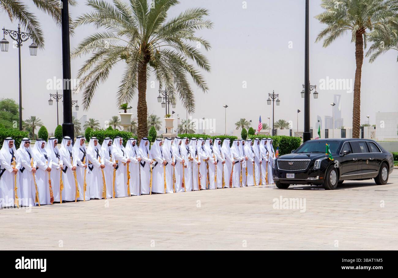 Riyadh, Saudi Arabia. 13th May, 2025. President Donald Trump and his ...