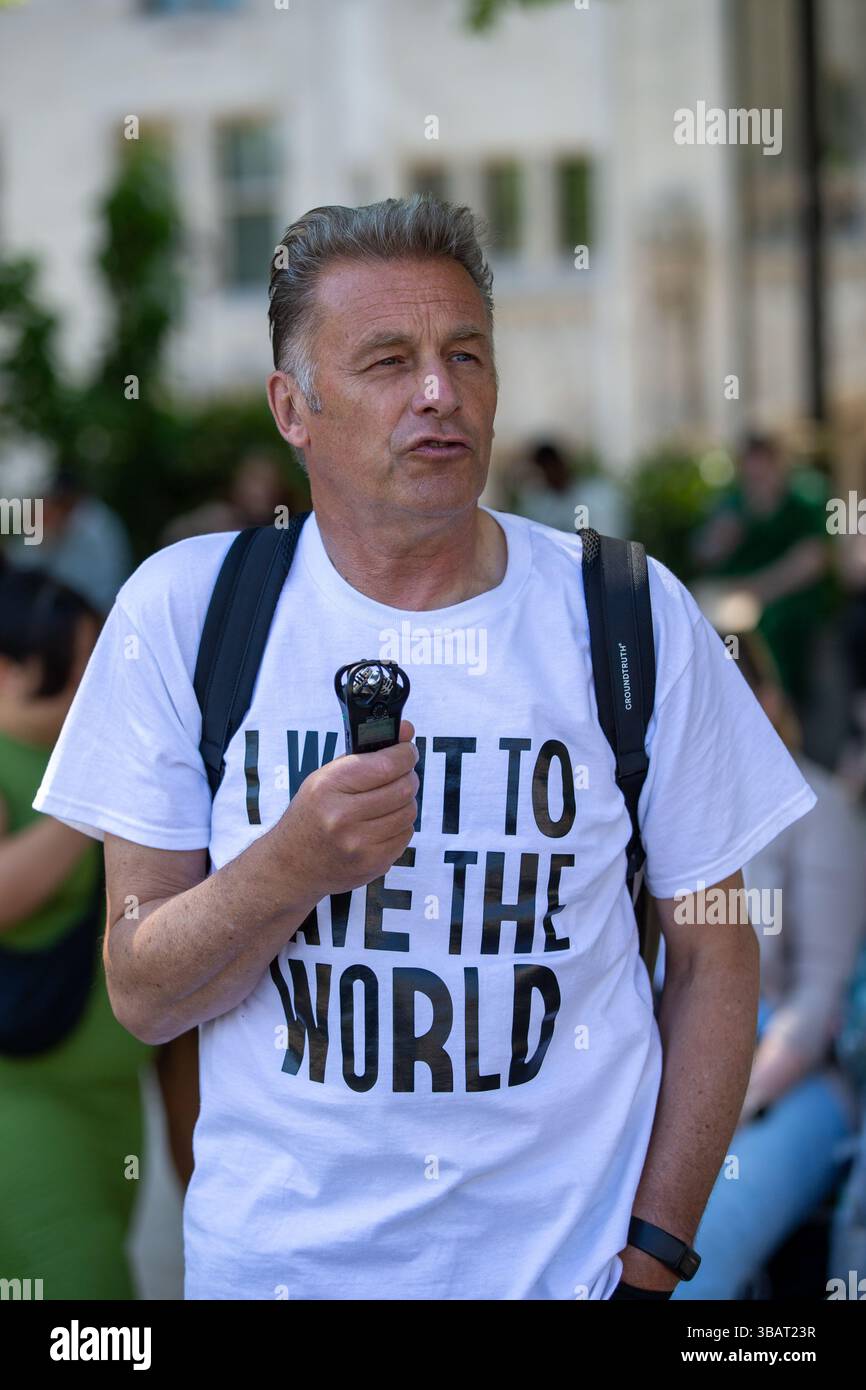 London, England, UK 13th May 2025 Chris Packham -TV wildlife presenter ...