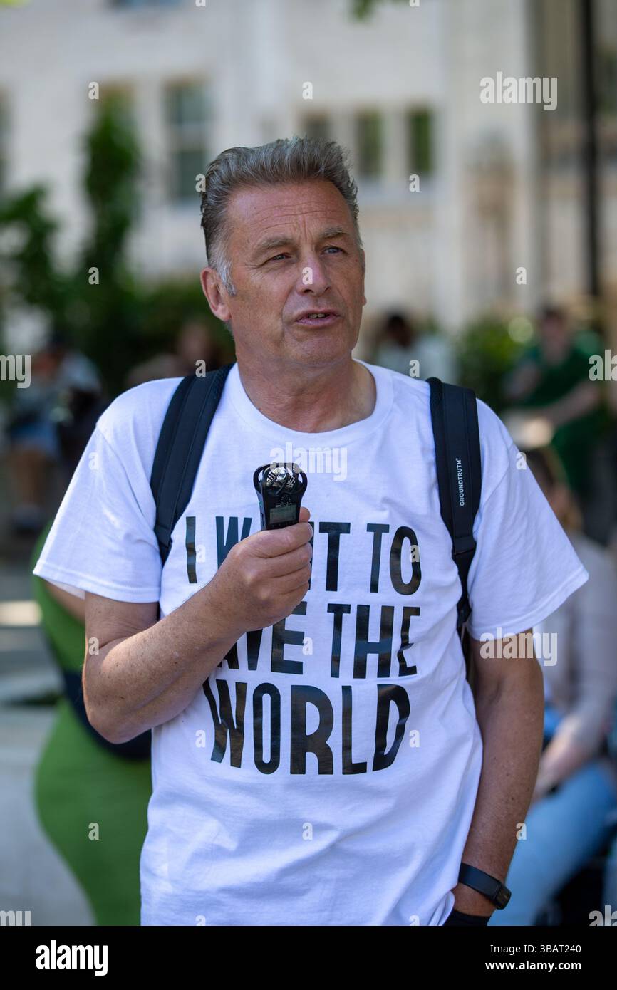 London, England, UK 13th May 2025 Chris Packham -TV wildlife presenter ...