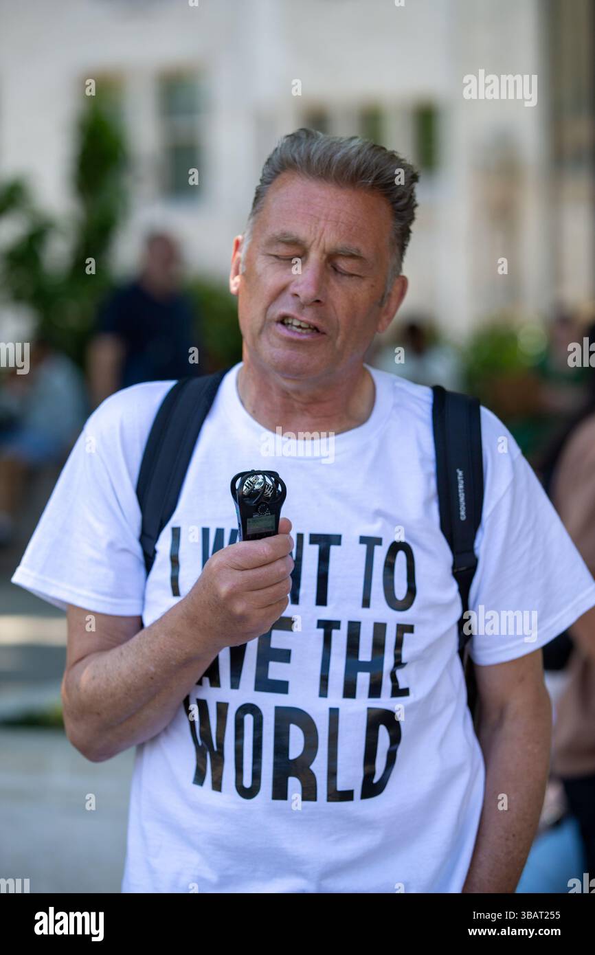 London, England, UK 13th May 2025 Chris Packham -TV wildlife presenter ...