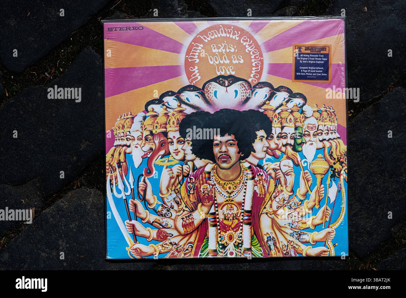 Lviv, Ukraine - May 13, 2025: Photograph of the vibrant album cover art ...