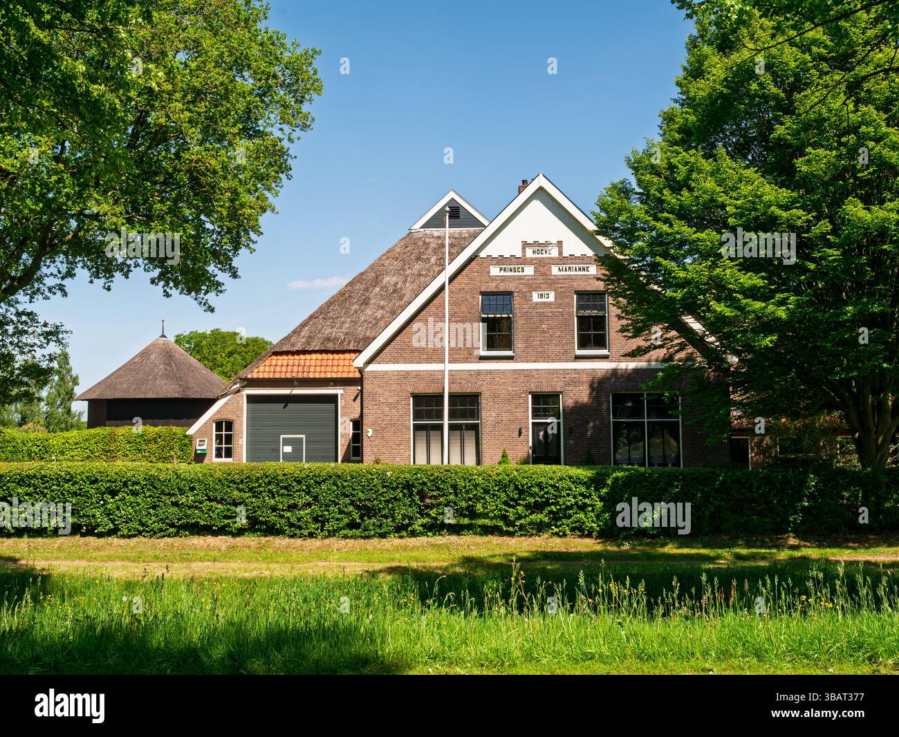 Princess Marianne Farm with hay barn in Wilhelminaoord, a former ...