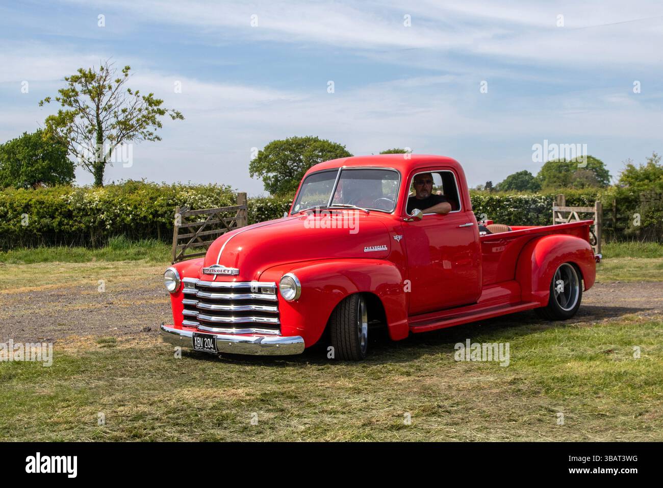 1950 50s fifties Red Chevrolet Car Petrol 3600 cc restored American Work Truck; 2025 Wheels Up ...