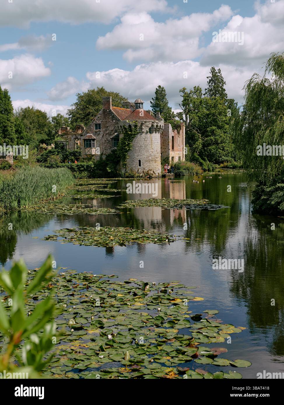 Scotney Castle English country house with formal gardens south-east of ...