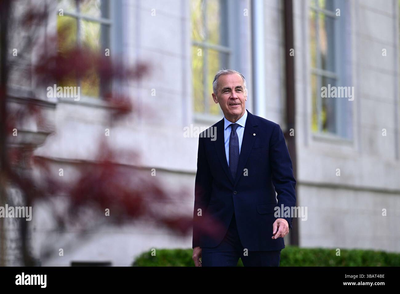 Canadian Prime Minister Mark Carney, arrives for the cabinet swearing ...