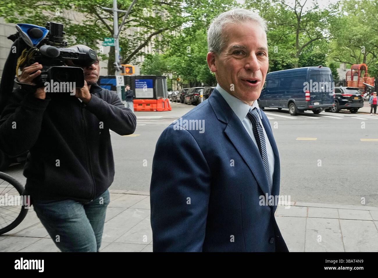 Defense attorney Brian Steel arrives at Federal Court for the trial of Sean "Diddy" Combs, in ...