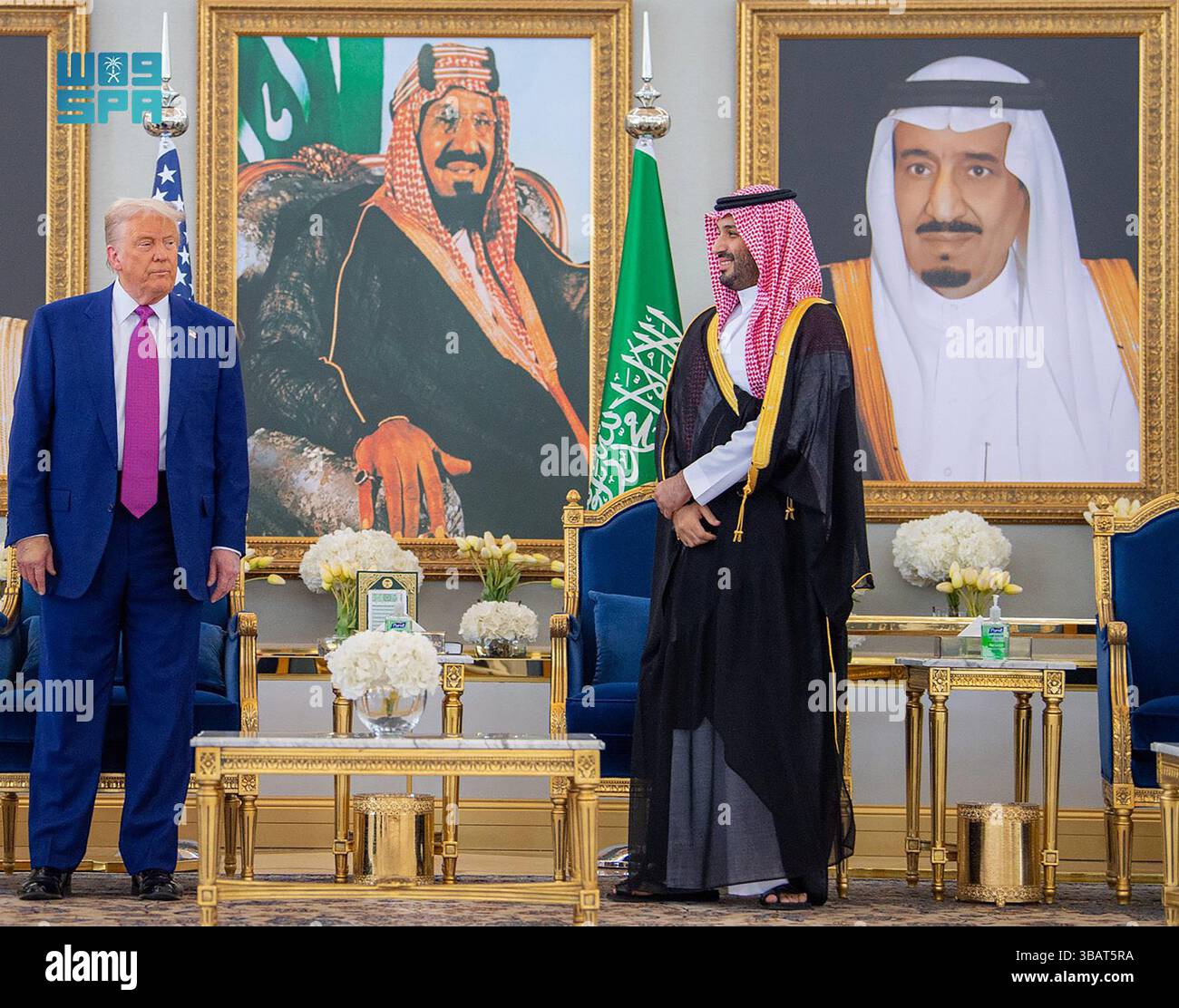 Riyadh, Saudi Arabia. 13th May, 2025. President Donald Trump speaks ...