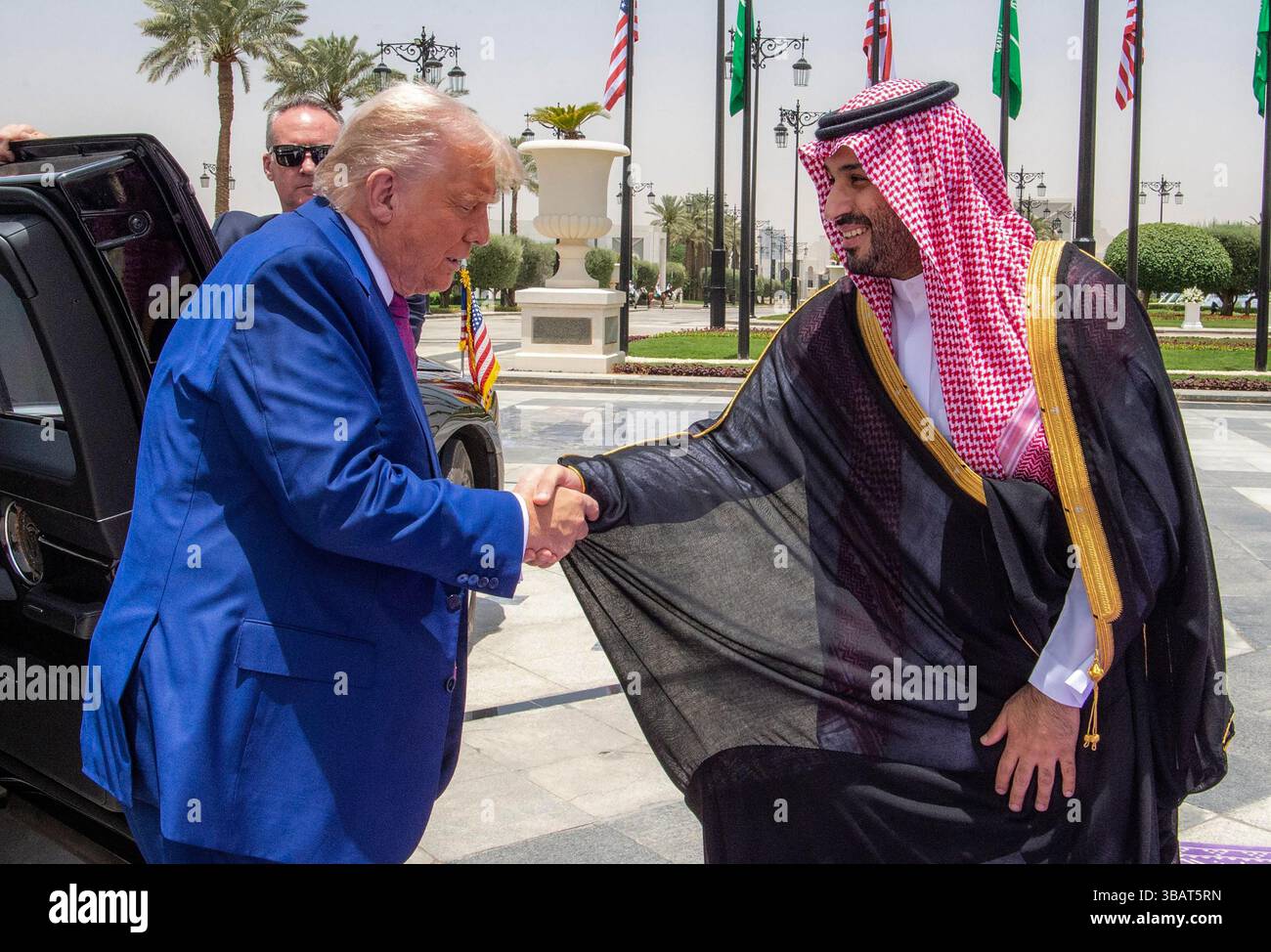 Riyadh, Saudi Arabia. 13th May, 2025. Saudi Crown Prince Mohammed bin ...