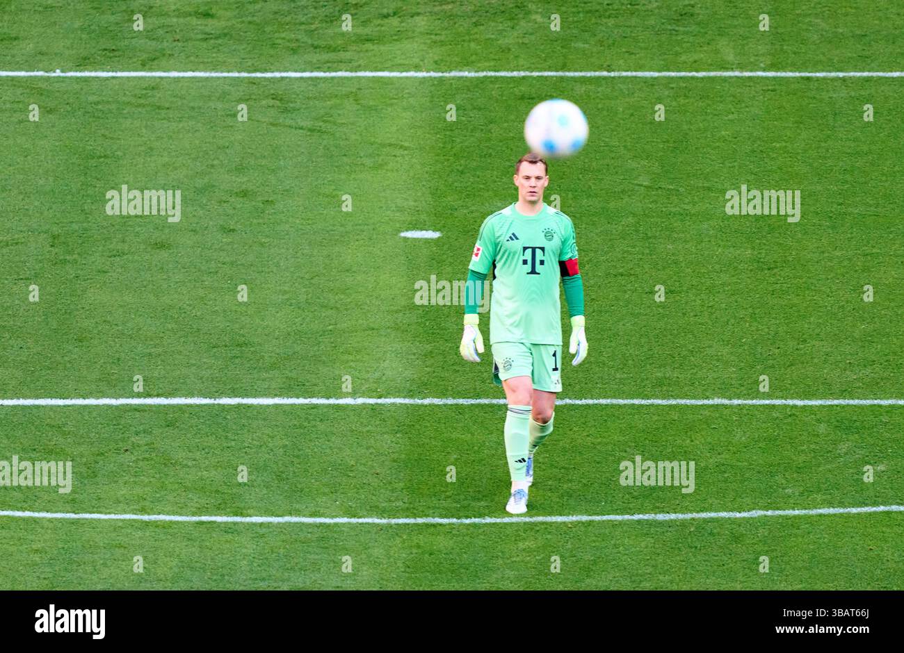 Manuel Neuer, goalkeeper FCB 1 in the match FC BAYERN MueNCHEN ...
