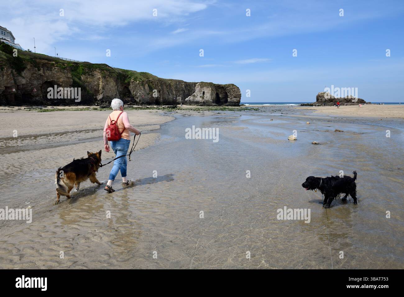 Perranporth Beach Cornwall England uk. May Spring 2025 Stock Photo - Alamy
