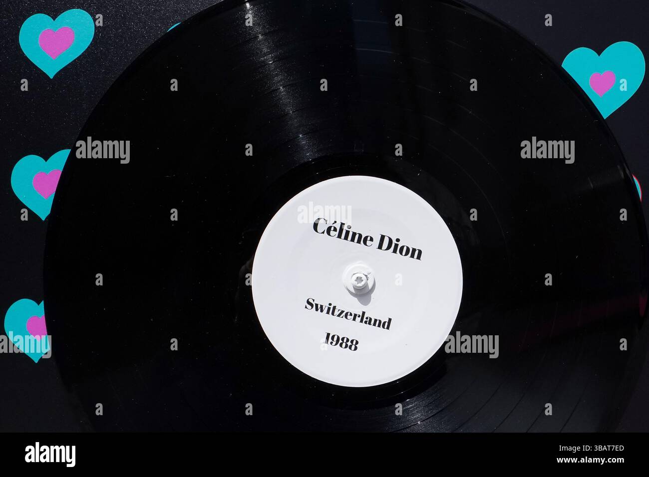 Basel, Switzerland, May 13th 2025: A colorful wall installation ...