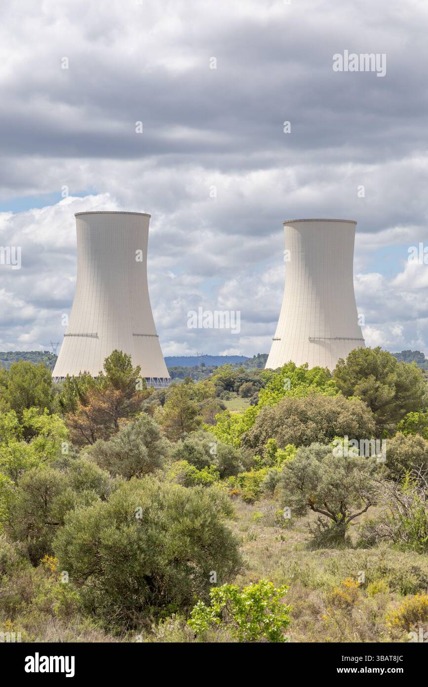 Trillo Central Nuclear power plant at Guadalajara, Spain Stock Photo ...