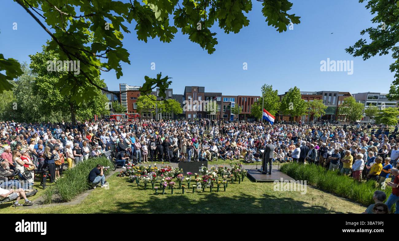 ENSCHEDE - Atmosphere image Mayor Roelof Bleker during his speech at ...