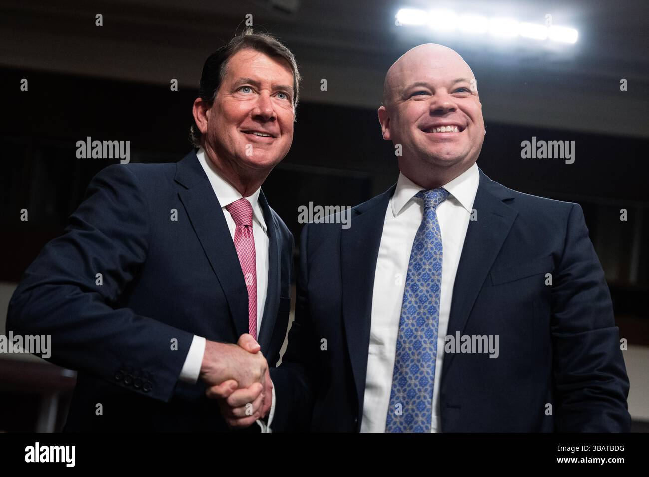 UNITED STATES - MAY 13: Sen. Bill Hagerty, R-Tenn., left, and Adam R ...