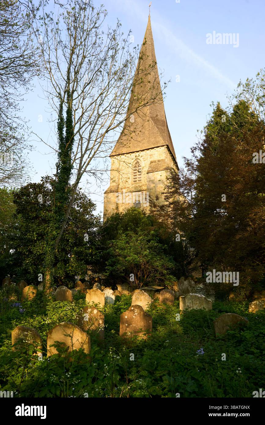 Parish Church of St. Mary the Virgin, Horsham, Sussex, UK also known as ...