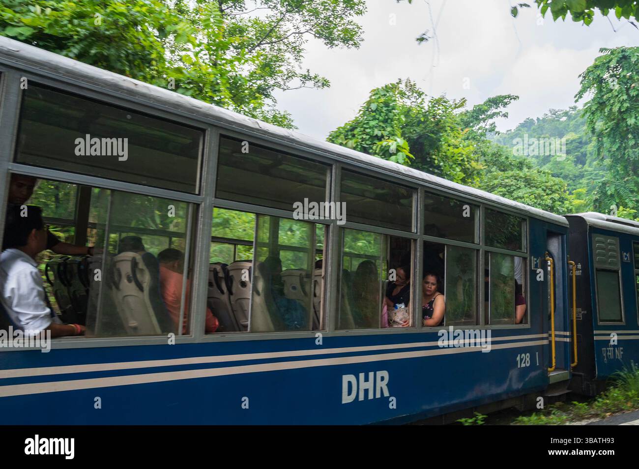 Darjeeling,West Bengal,India - 10th August 2023 : Diesel Toy train ...