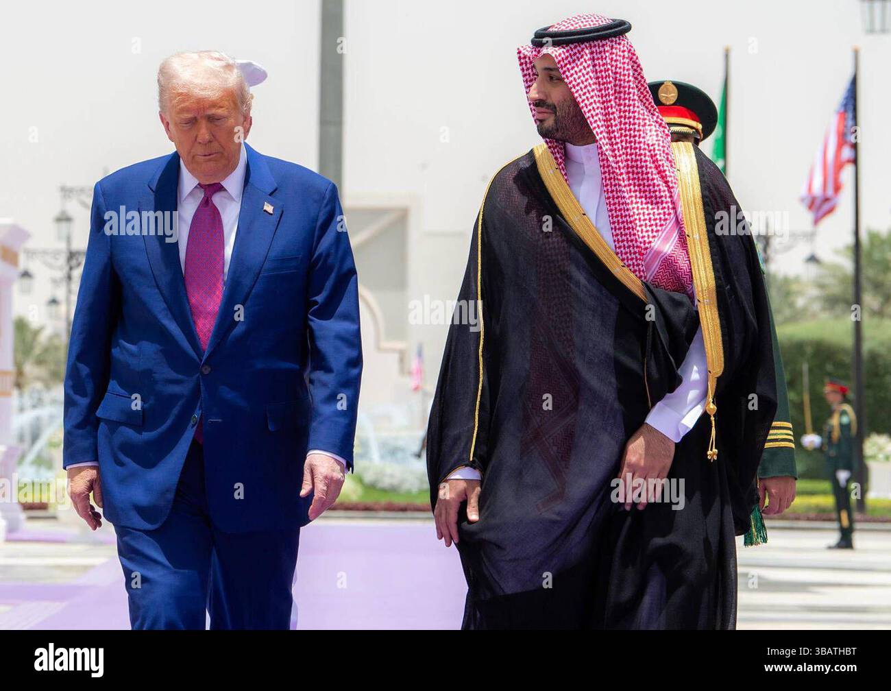 Saudi Crown Prince Mohammed bin Salman receive U.S. President Donald ...
