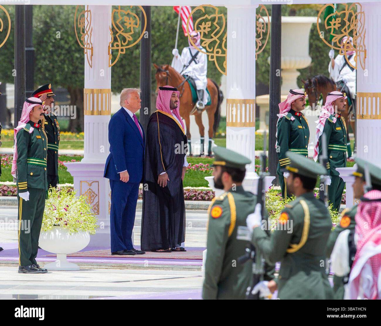 Saudi Crown Prince Mohammed bin Salman receive U.S. President Donald ...