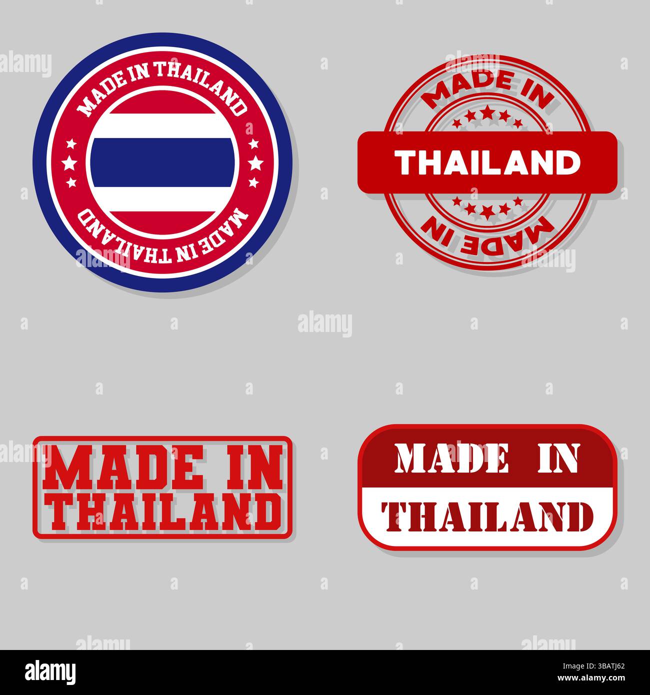 Made in thailand stamps hi-res stock photography and images - Alamy