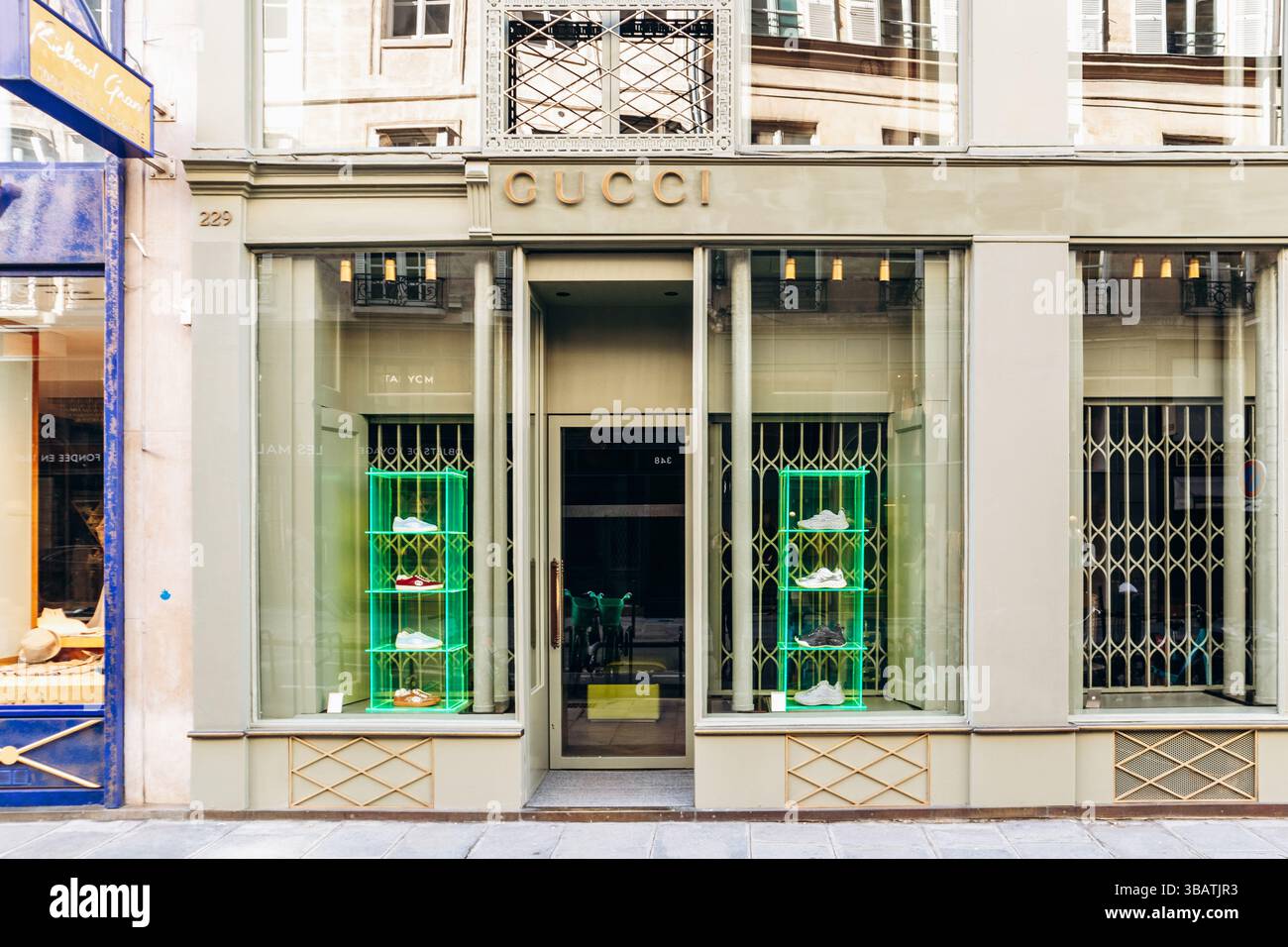 Paris, France - 23 February 2025: Gucci Valigeria boutique at 229 rue ...
