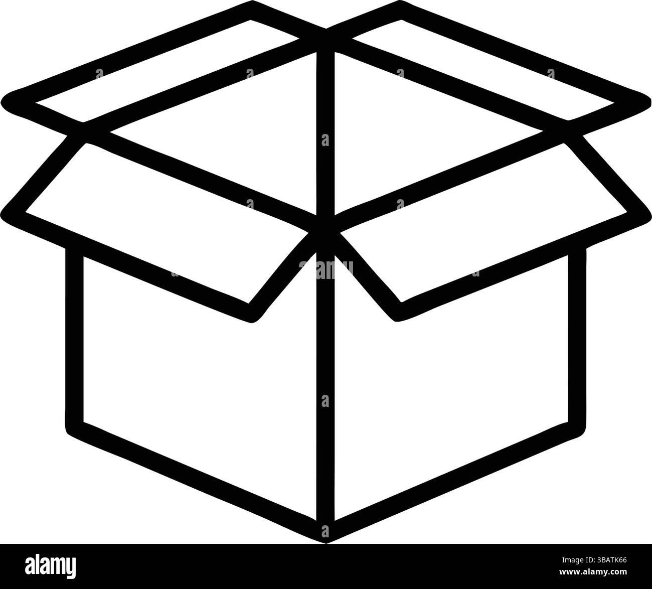 Three Dimensional Box Showing 3D Modeling Stock Vector Image & Art - Alamy