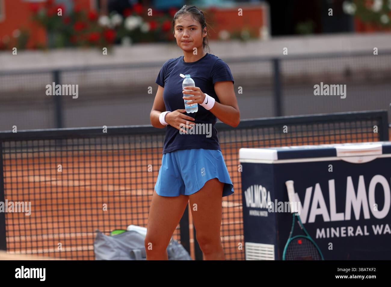 Emma Raducanu ranking 49 seen in action during the training session for ...