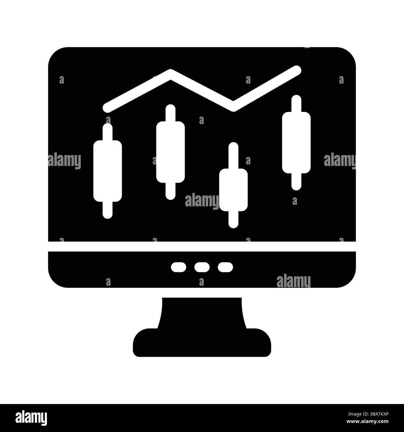 Screen displaying data analytics or performance metrics Stock Vector ...
